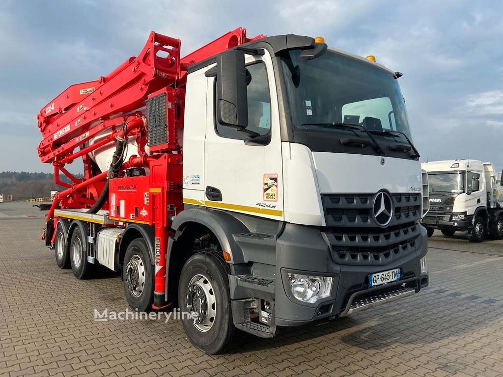 ALLSTAR 32.70-4Z na šasiji Mercedes-Benz AROCS 4243 - 8x4 - 9 m³ Mixer - 32 Meter Pump pumpa za beton