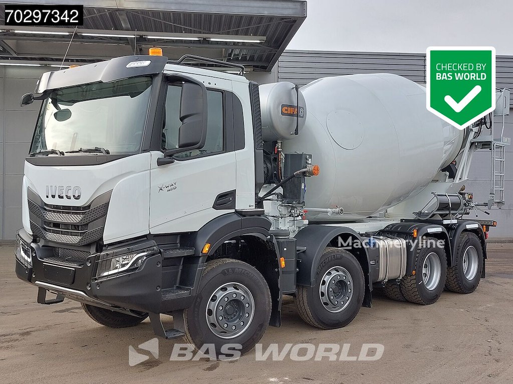 Novi IVECO X-Way 420 8X4 NEW! 10M3 CIFA Mixer Full Steel Suspension Euro 6 kamion s mešalicom za beton