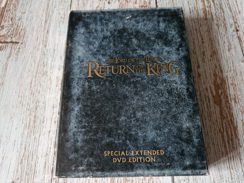 THE LORD OF THE RINGS THE RETURN OF THE KING 4 DVD