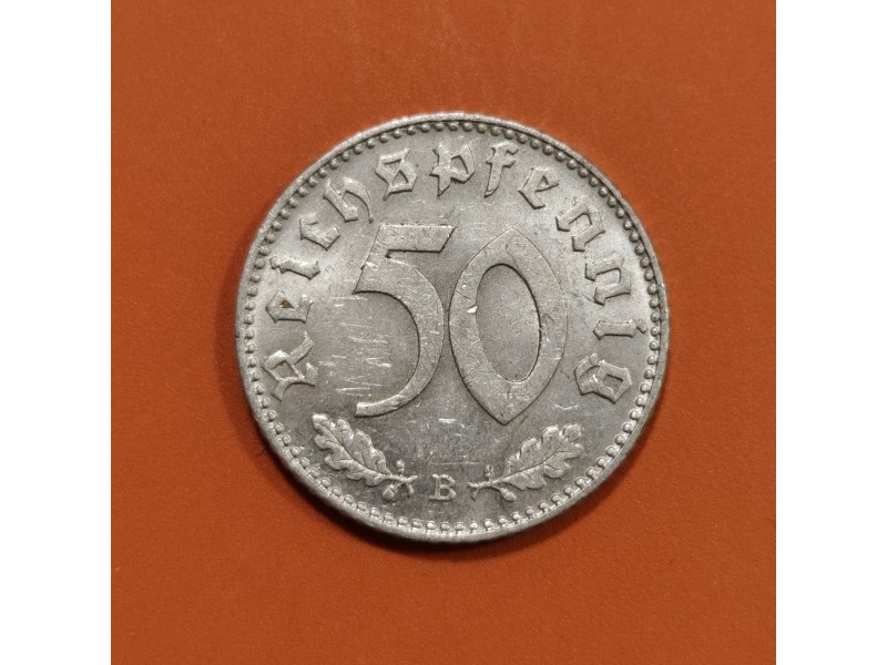 50 REICHSPFENNIG 1942 B