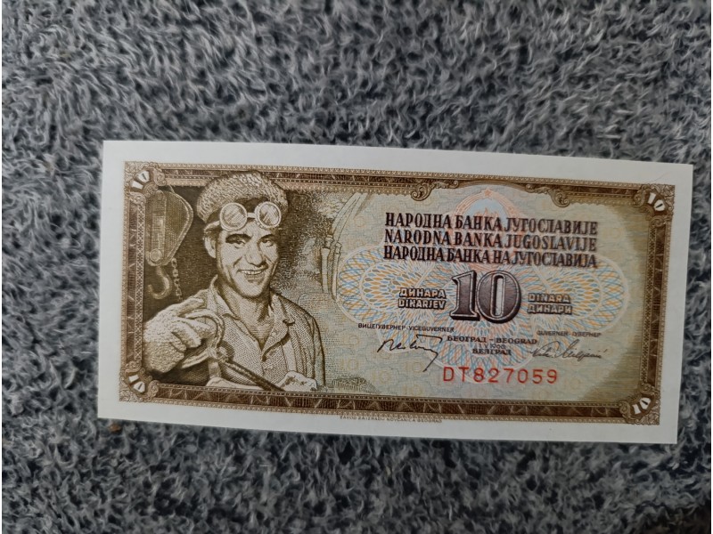 10 dinara 1968