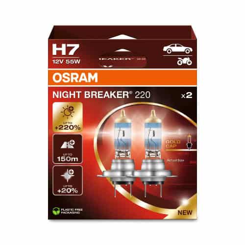 Osram H7 night breaker laser +220