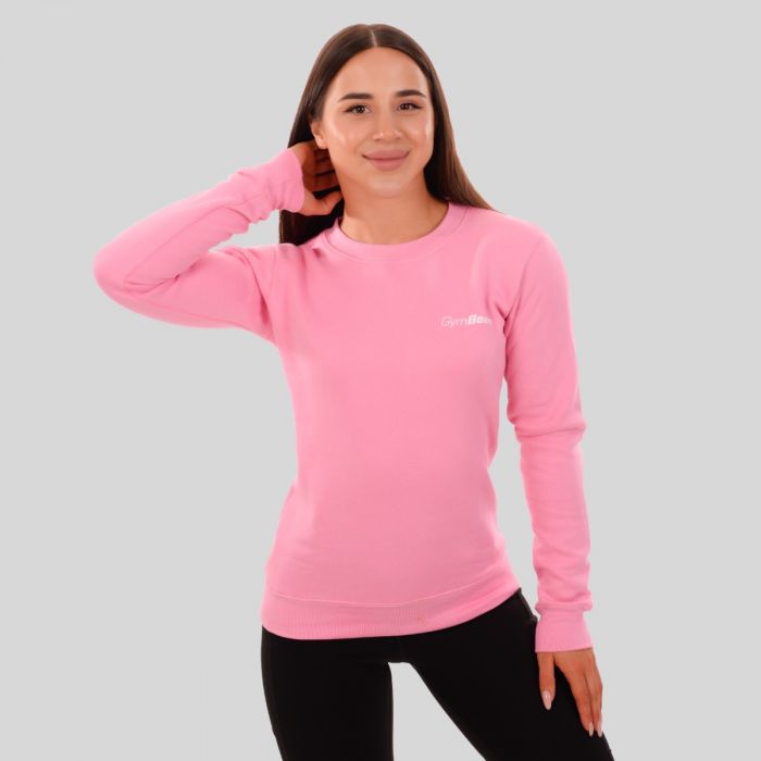 Ženska dukserica Basic Baby Pink - Gymbeam