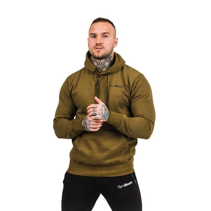 Dukserica Athlete Military Green Black - GymBeam