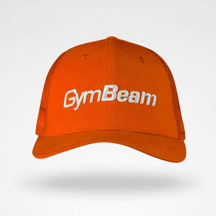Kačket Mesh Panel Cap Orange - GymBeam