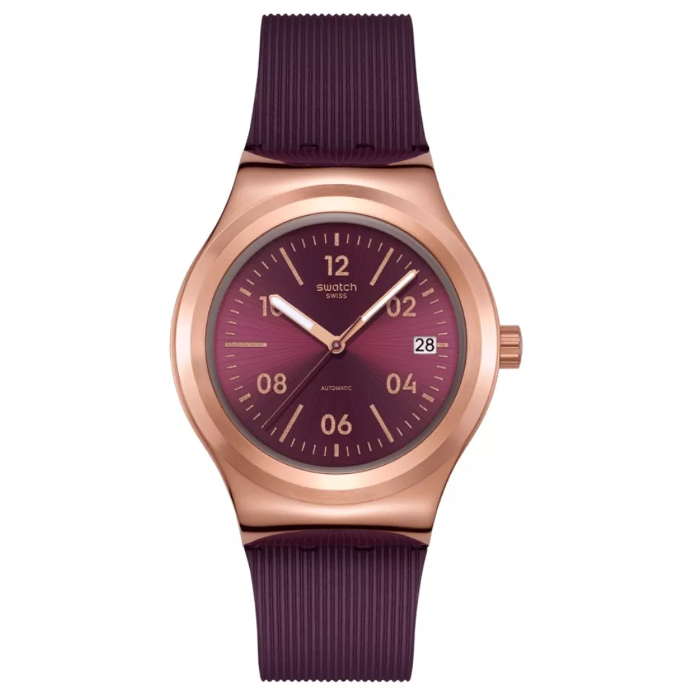 YIG401 SWATCH Burgundy Story ženski ručni sat