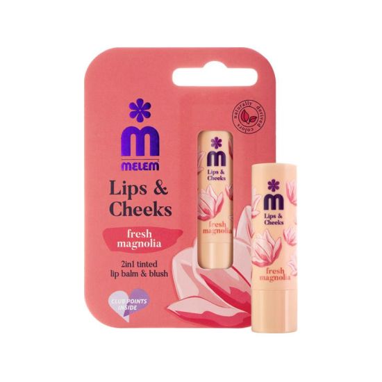 Melem Lips & Cheeks Fresh Magnolia balzam za usne 4,5g
