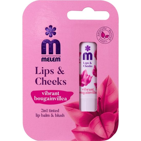 Melem Lips & Cheeks Vibrant Bougainvillea balzam za usne 4,5g