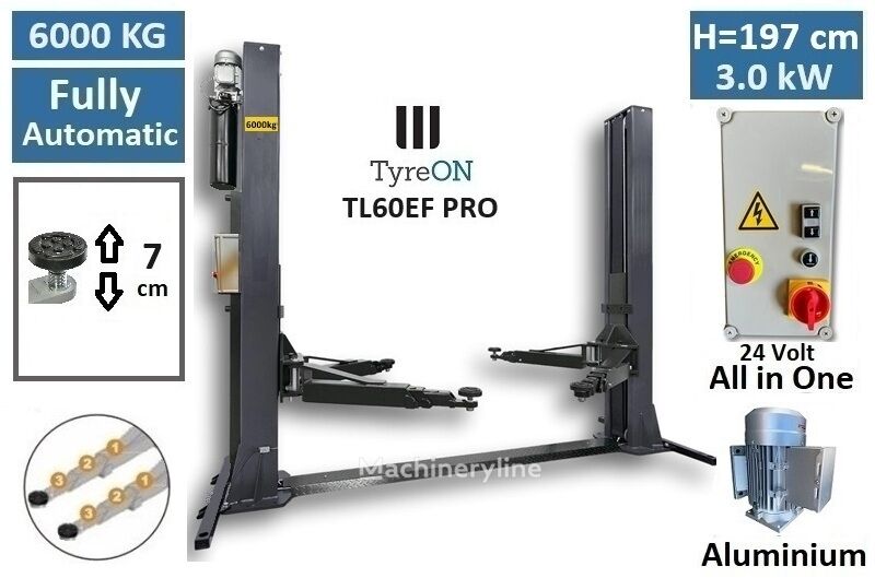 Nova TyreON TL60EF PRO 2 post lift 6 Tonnes - Fully automatic with BFK7 base dvostubna dizalica