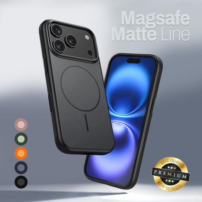 Maska Magsafe Matte Line za iPhone 17 Pro Max 6.9 plava