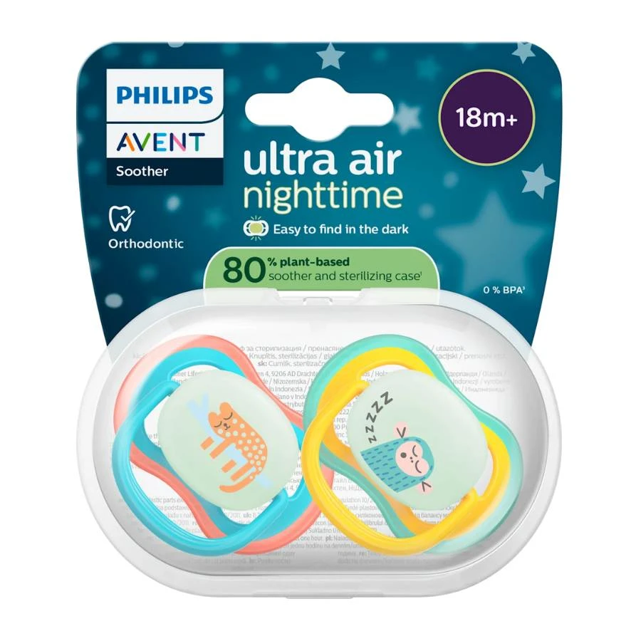 Philips AVENT Varalica ULTRA AIR Noćna 18m+, 2 Varalice Monkey/Tiger