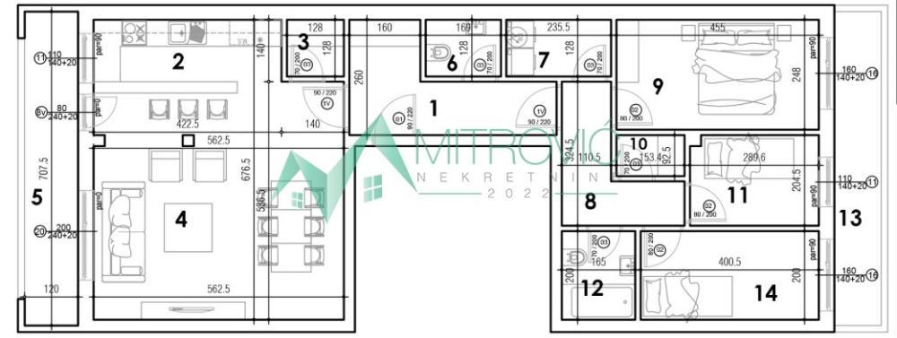 Troiposoban stan na prodaju, 97m2, 244.900€
