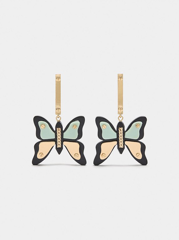 RESIN BUTTERFLY EARRINGS