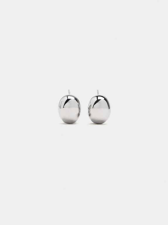 OVAL EARRINGS - STAINLESS STEEL
