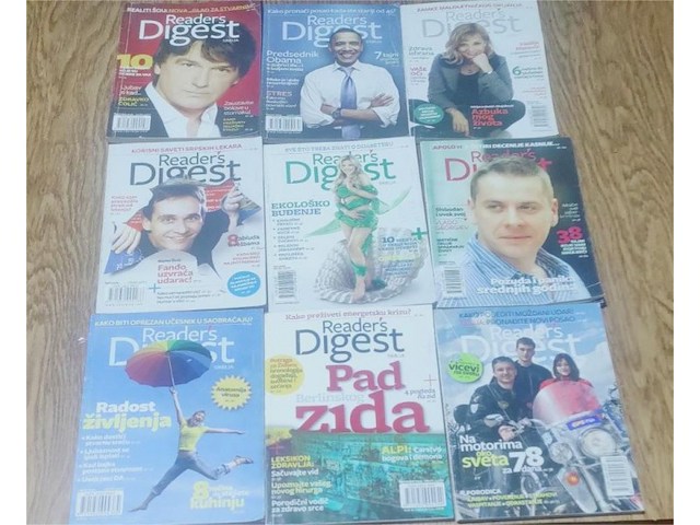 Reader`s Digest  ➡️ 2008/2010g  ➡️ 9 brojeva