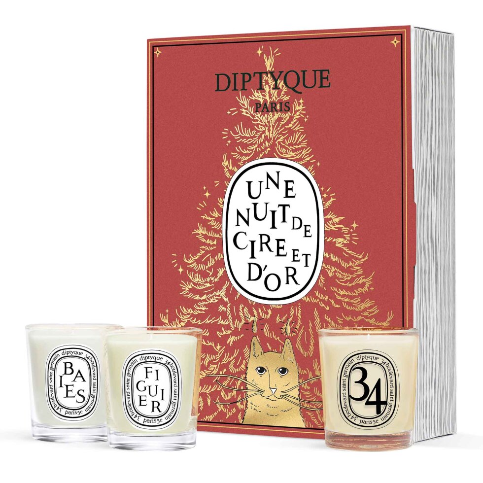 Diptyque Miniature Candle Set Xmas25