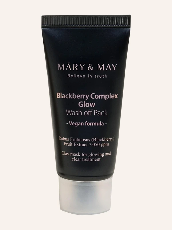 Mary&May Blackberry Complex Glow maska na bazi gline 30 g