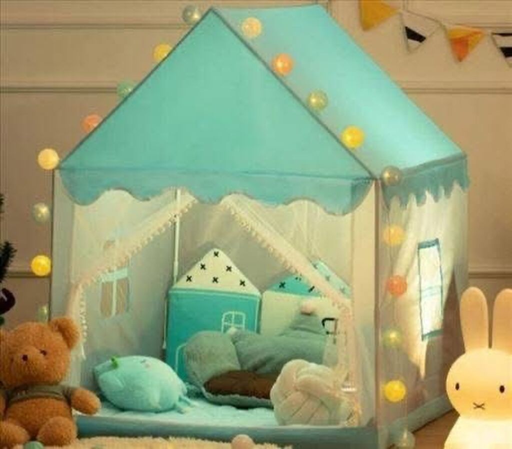 Šator za decu novo kućica sa zavesama Cena: 3000 din Sator je lagan