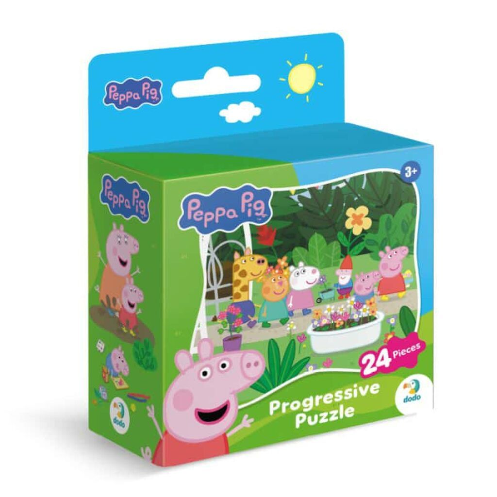 Peppa Pig Progressive Puzzle – set slagalica za najmlađe -