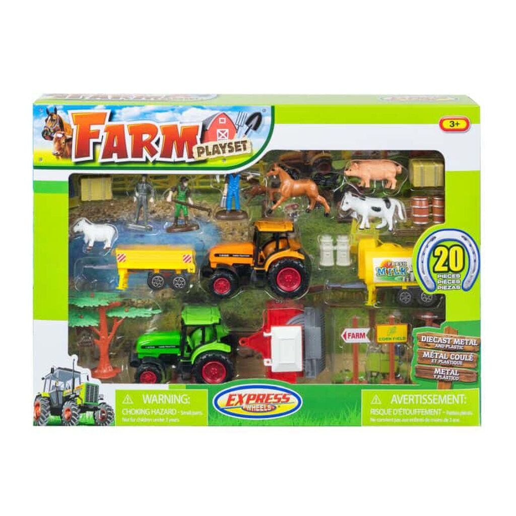 Dečiji set za igru – Farm Playset (Express Wheels) - Komplet sadrži