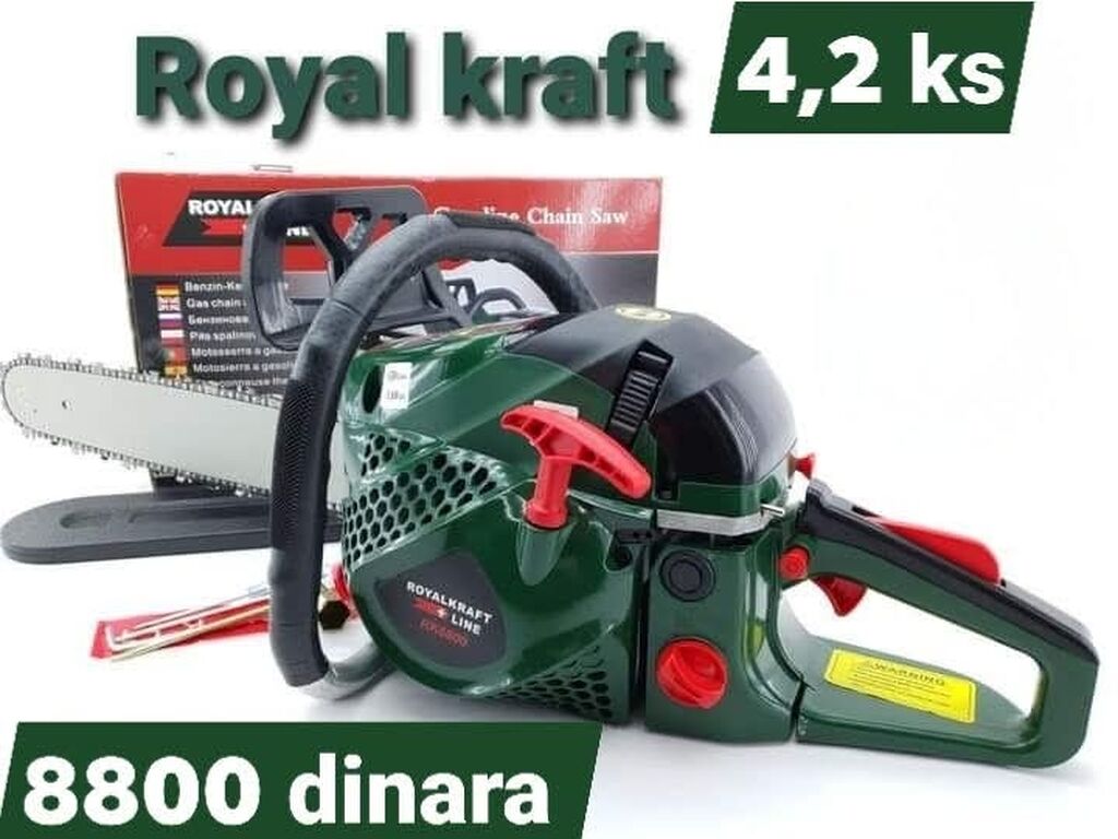 Motorna testera Royal Kraft 4,2 KS - Benzinska testera sa snažnim