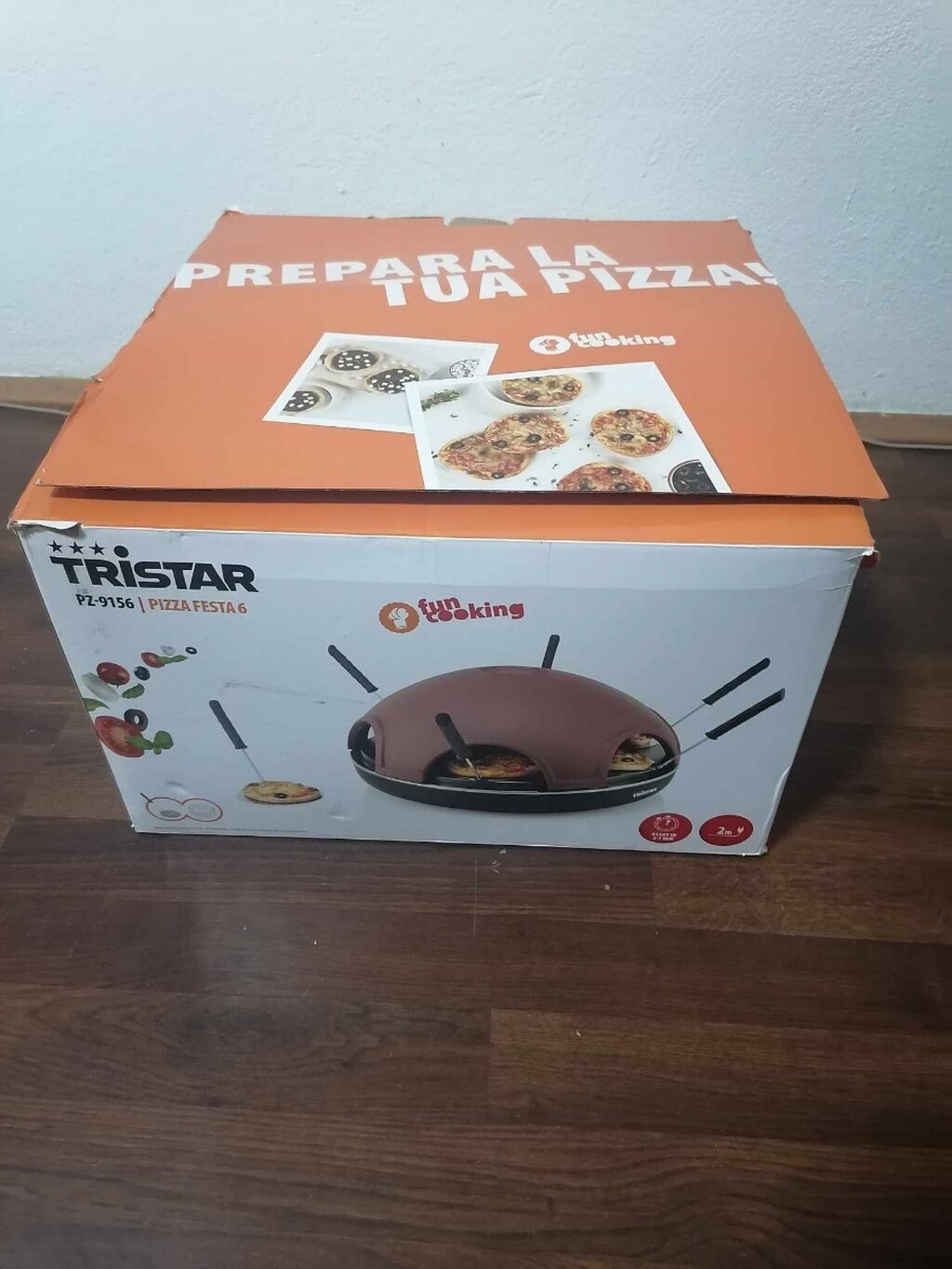 TRISTAR PZ-9156 Pizza Festa 6 – električna mini pećnica za pizzu sa