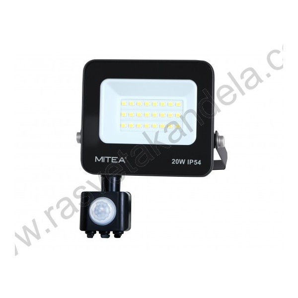 LED reflektor sa senzorom SMD ECO 20W M490020- RLS-C6 6500K crni