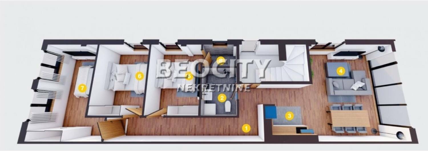 Novi Sad, Telep, Subotička , 4.0, 77m2, 173250EUR