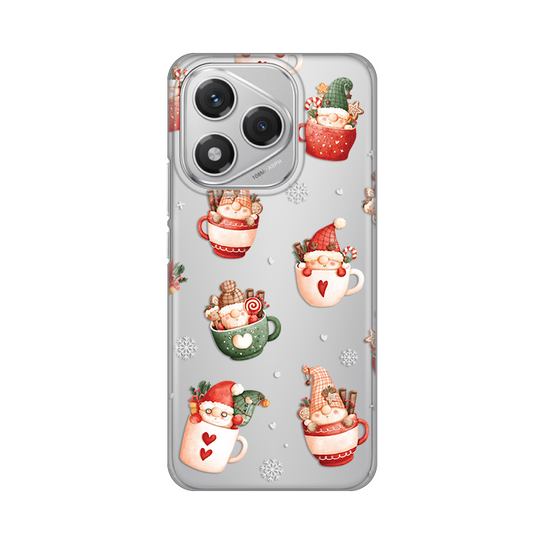 Zastitna silikonska maska (futrola) PRINT - Huawei Honor 400 Lite Ho Ho Ho