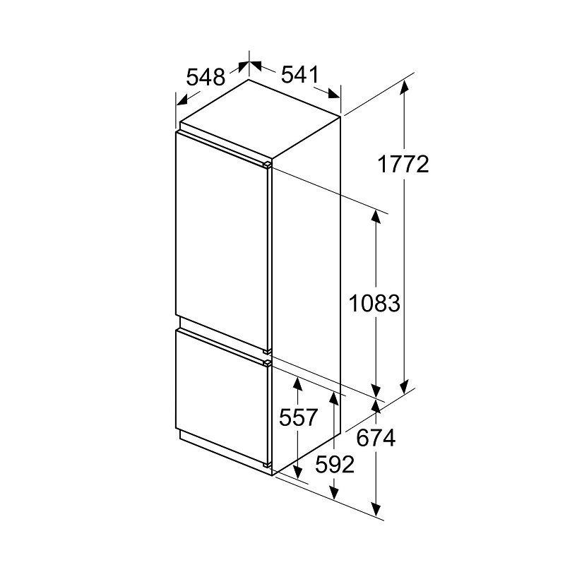 Bosch ugradni frižider KIV875SE0