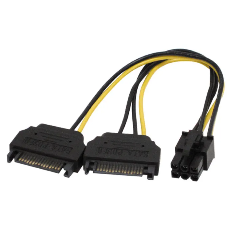 Adapter za napajanje VGA 6 pina na 2 x Sata