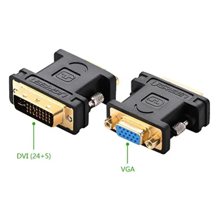Adapter DVI (24+5) na VGA (m/ž) crni