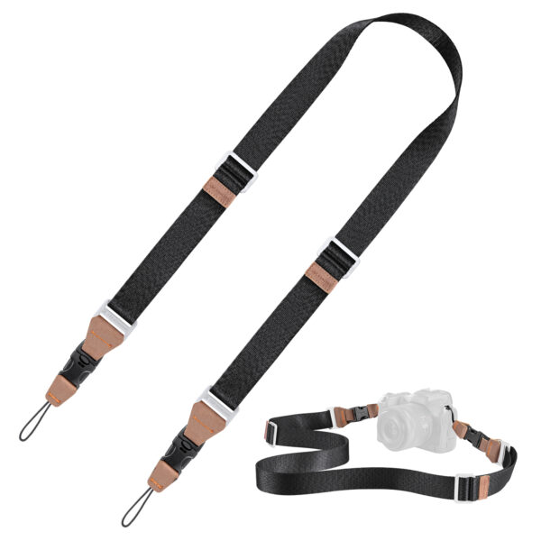 KF Concept KF13.115V1 32mm Width Neck Strap Urban Wander 01 (Black)