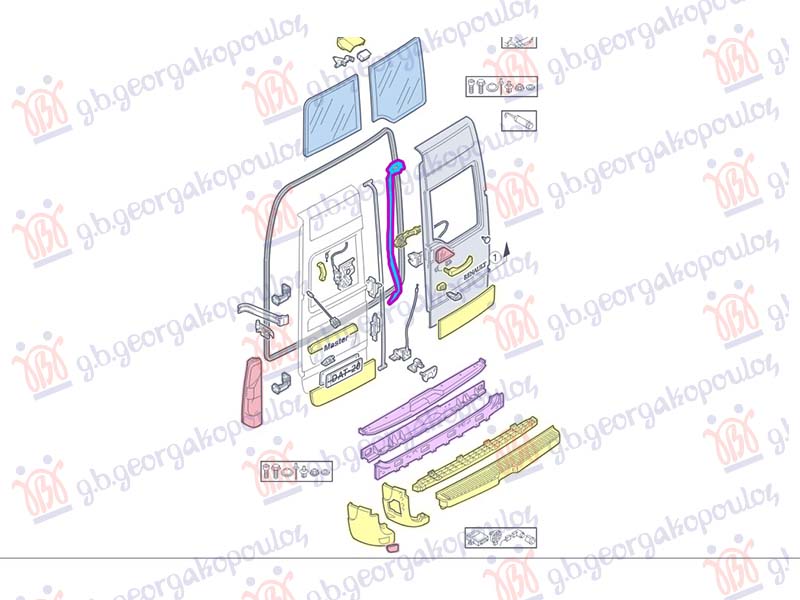 BRAVA GEPEK VRATA GORNJA (DUPLA VRATA)