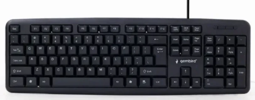 KB-U-103 ** Gembird Standardna tastatura US layout black USB A (291)