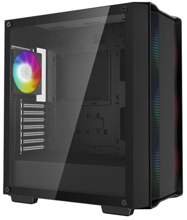 DeepCool CC560 ARGB V2 Kuciste E-ATX, 4xARGB-120mm, Kaljena staklena strana,USB-3.0