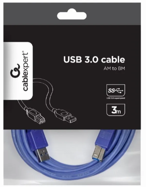 CCP-USB3-AMBM-10 Gembird USB 3.0 A-plug B-plug 3m cable