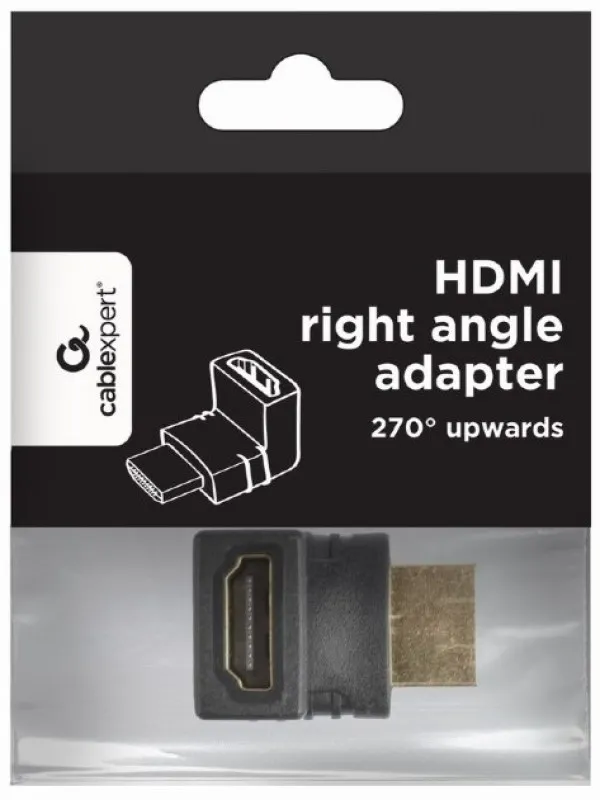 A-HDMI270-FML Gembird HDMI desni ugao adapter, 270 navise.