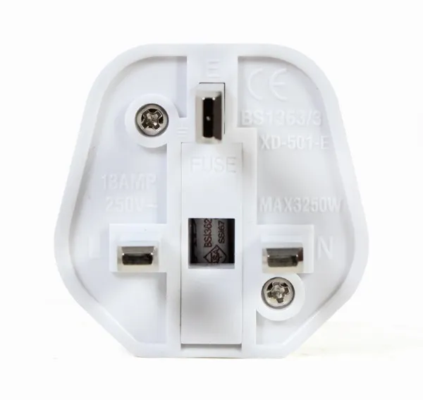 Travel adapter A-AC-EUFUKM-01 Gembird EU na UK, 13A