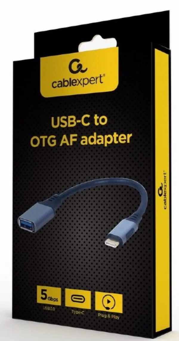 A-USB3C-OTGAF-01 Gembird USB-C to OTG AF adapter, space grey