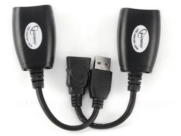 UAE-30M Gembird USB extender radi sa CAT5e ili CAT6 LAN kablom, 30m