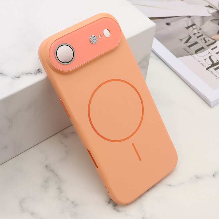 Zastitna maska (futrola) PASTEL DREAMS MagSafe - iPhone 17 Air narandzasta (MS)