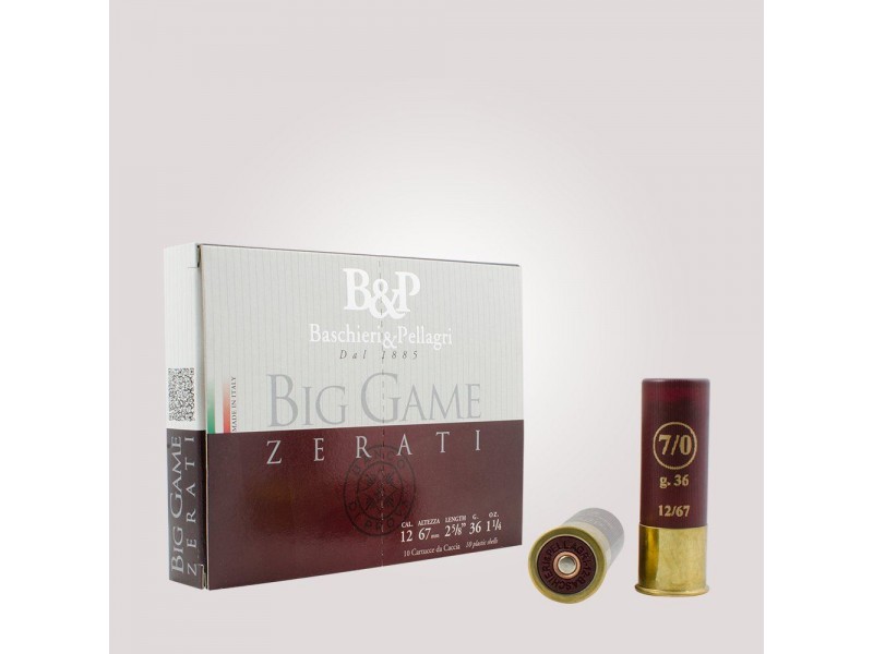 B&P Big Game Zerati 12/70 3/0 5/0 36g