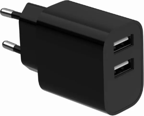 TA-UC-2A12-01-BK Gembird 2-port univerzalni USB punjac, 2.4 A, black 12W