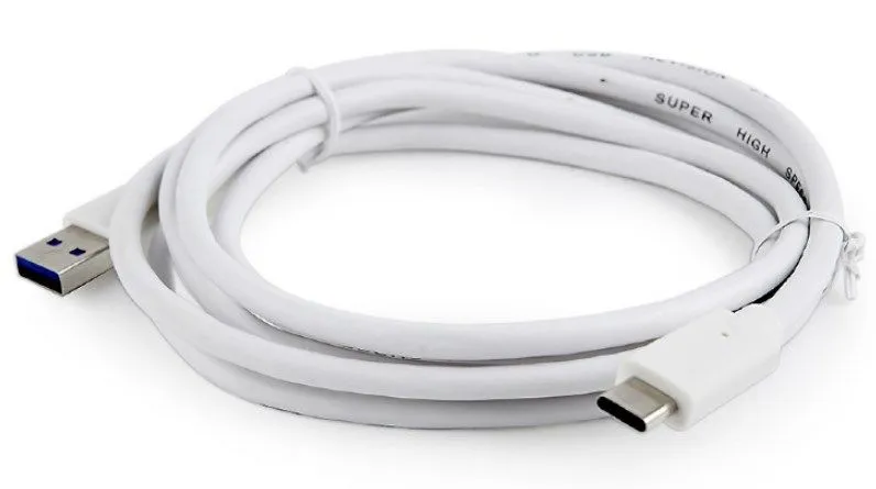 CCP-USB3-AMCM-6-W Gembird 3A/36W USB 3.0 AM to Type-C cable (AM/CM), 1.8 m, white