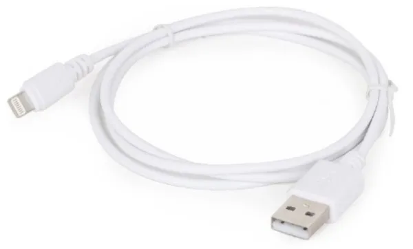 CC-USB2-AMLM-2M-W Gembird USB 2.0 A-plug to 8-pin usb Apple iphone cable 2M White