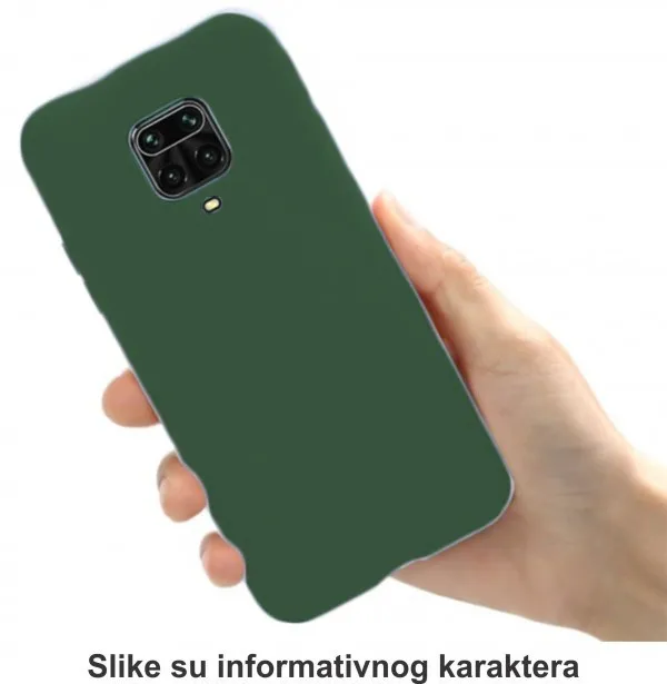 MCTK4-XIAOMI Redmi Note 10 5g * Futrola UTC Ultra Tanki Color silicone Dark Green (59)