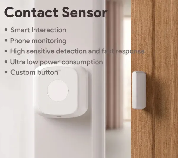 ZIGBEE-DOOR SENSOR-RSH-DS10 Gembird Tuya novi stil WiFi dve verzije 2u1 pametni senzor za vrata