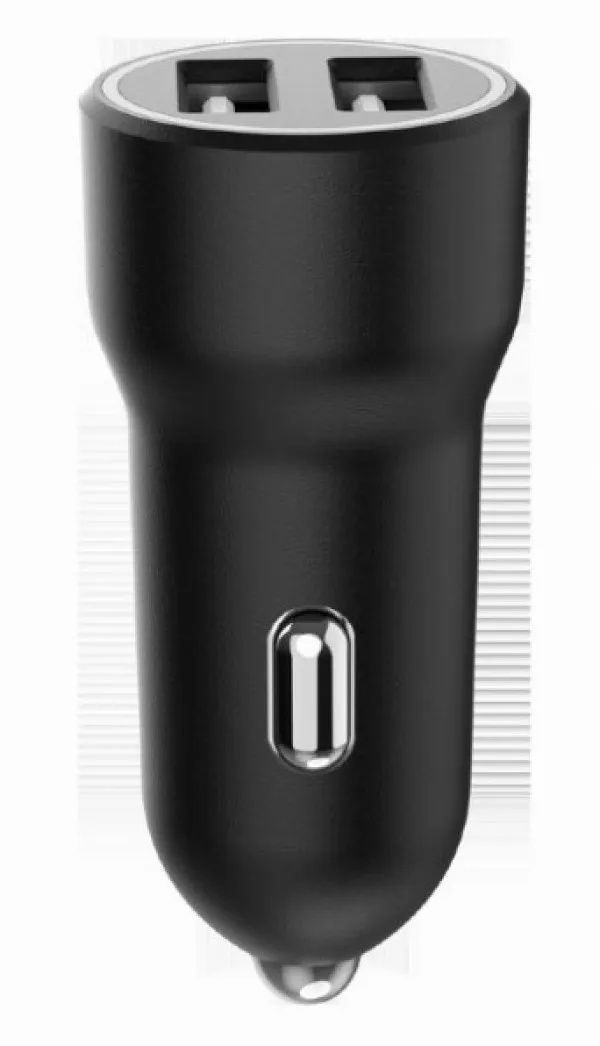 TA-UC-2A15-CAR-01 Gembird 2-port USB car charger, 3.1A, 15.5W, black