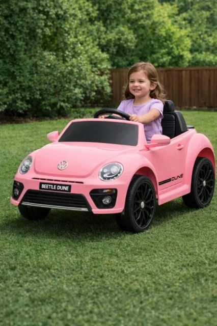 Volkswagen Beetle Dune Roze Automobil za decu Licencirani